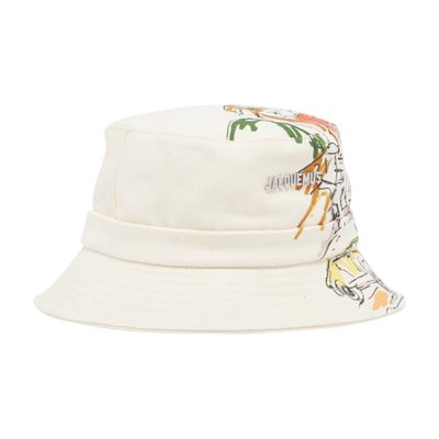 Jacquemus Cadjo Bucket Hat In Neutral | ModeSens