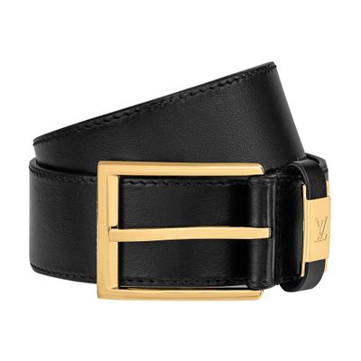 Louis Vuitton Lv City Pin 35mm Belt In Black | ModeSens