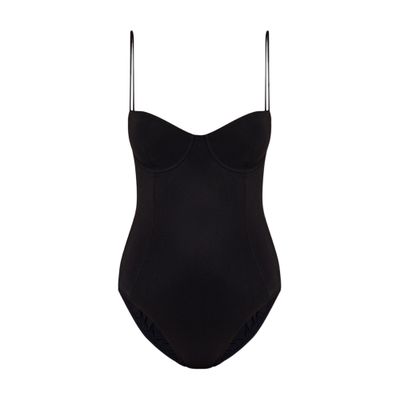 Women's Crossed Back Straps One-piece Swimsuit Solid | VILEBREQUIN | 24S