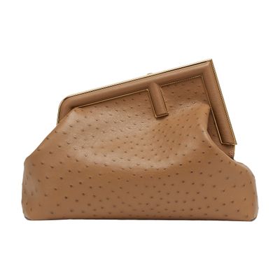Fendi First Medium In Beige | ModeSens